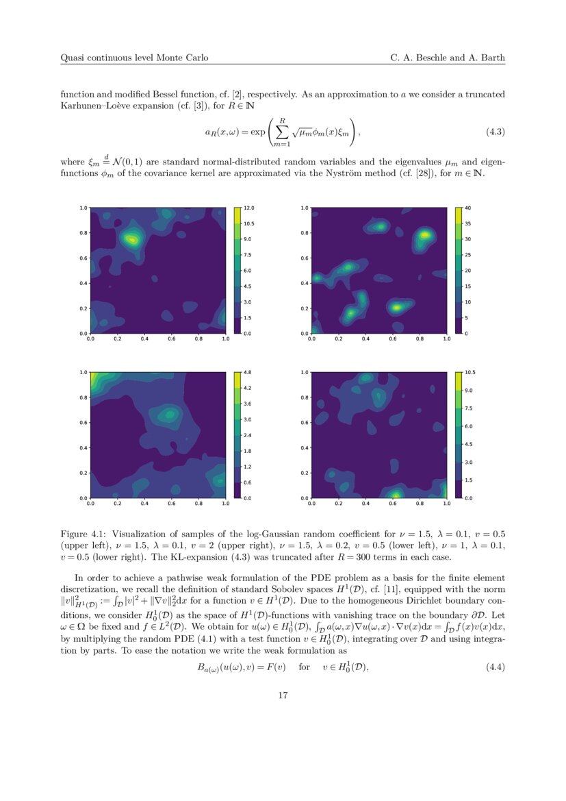 Quasi continuous level Monte Carlo | DeepAI