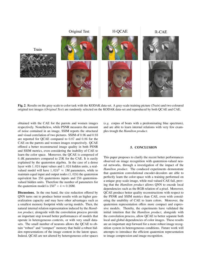 Quaternion Convolutional Neural Networks For Heterogeneous Image
