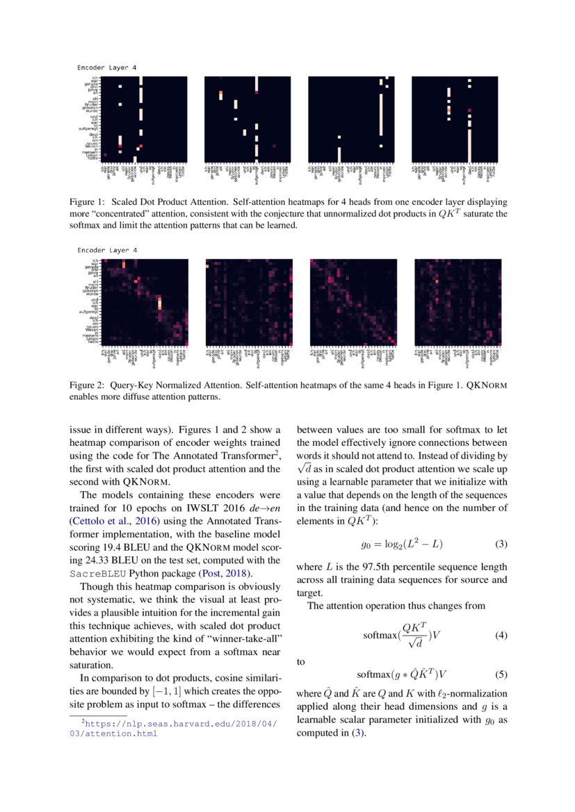 Query-Key Normalization for Transformers | DeepAI