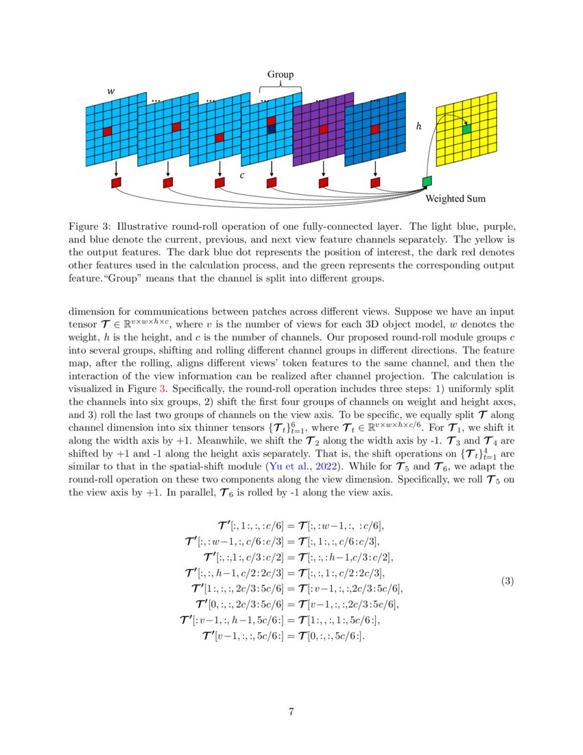 R2-MLP: Round-Roll MLP for Multi-View 3D Object Recognition | DeepAI