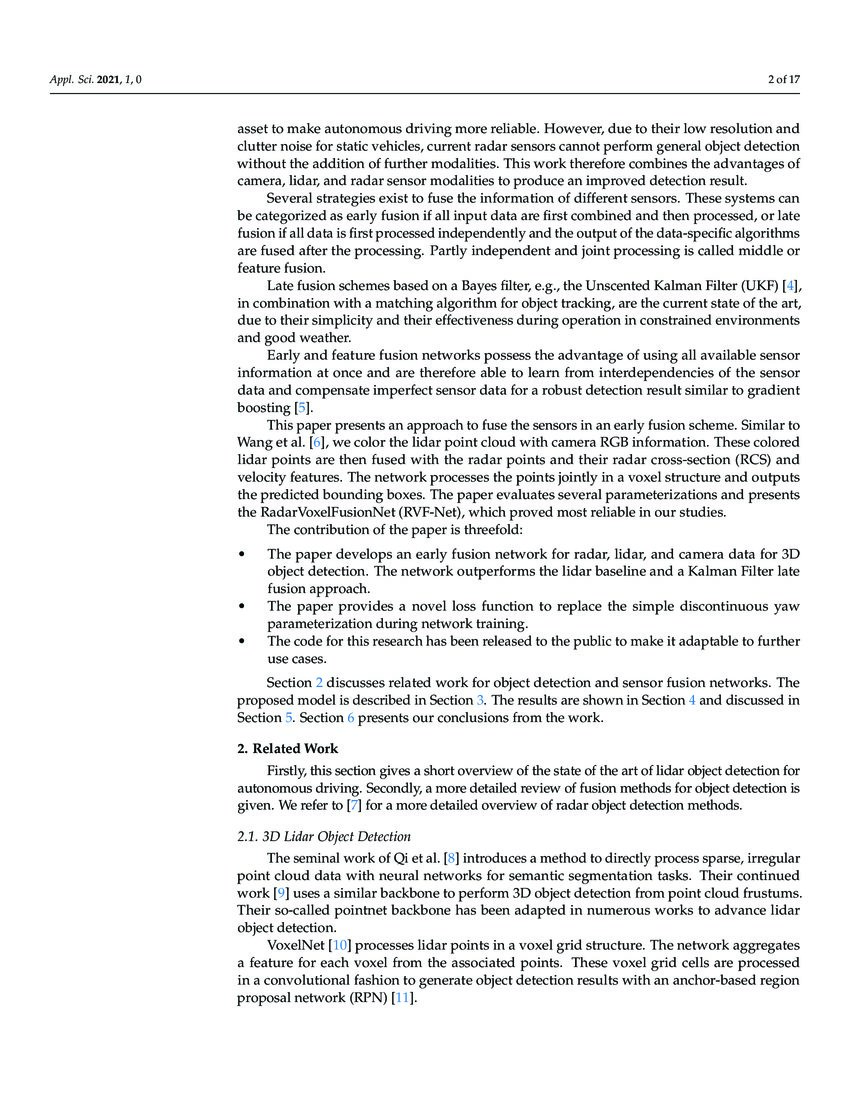 Radar Voxel Fusion for 3D Object Detection | DeepAI