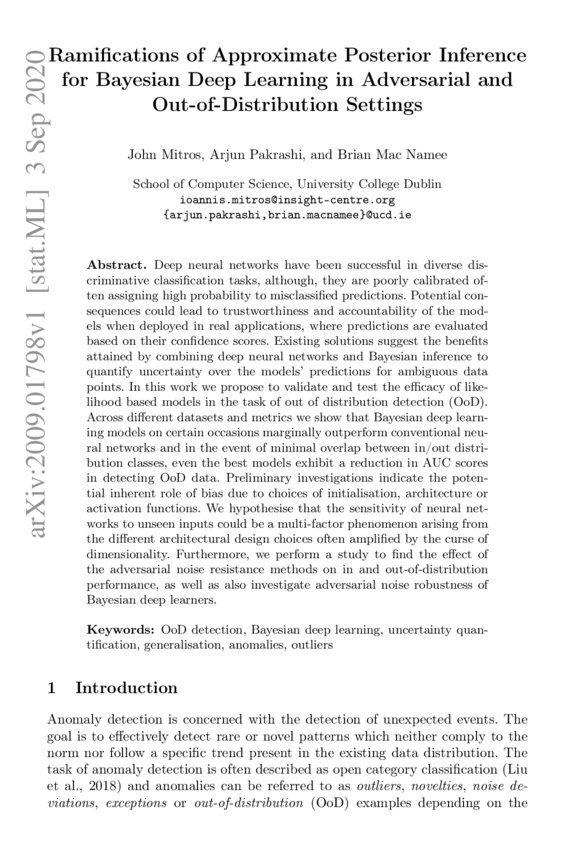 Ramifications Of Approximate Posterior Inference For Bayesian Deep