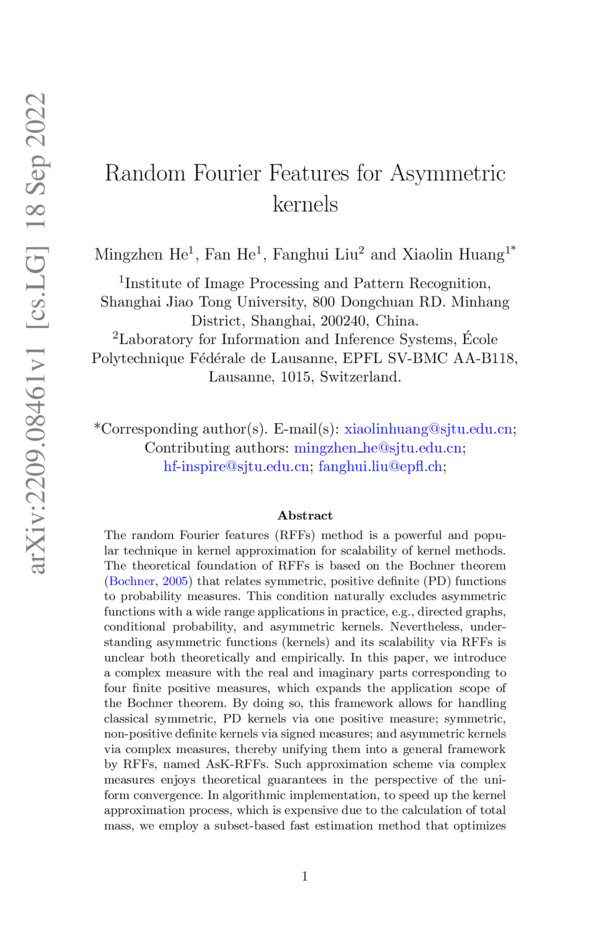 Random Fourier Features For Asymmetric Kernels Deepai 5978