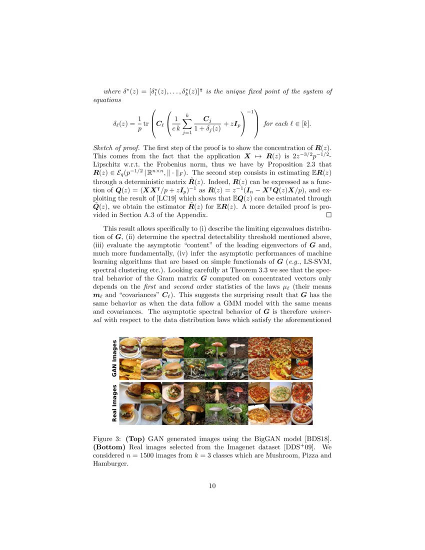 Random Matrix Theory Proves that Deep Learning Representations of GAN-data Behave as Gaussian ...