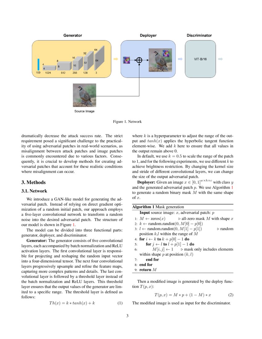 Random Position Adversarial Patch for Vision Transformers | DeepAI