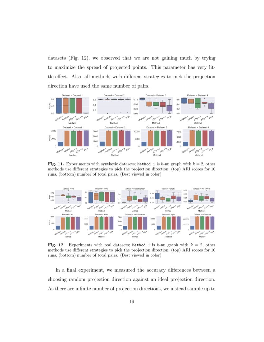 Random projection tree similarity metric for SpectralNet | DeepAI