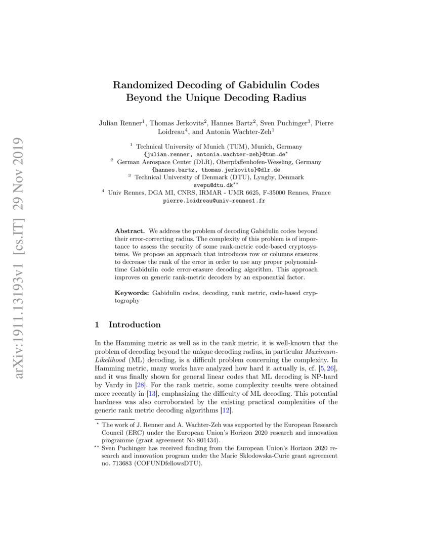 Randomized Decoding Of Gabidulin Codes Beyond The Unique Decoding