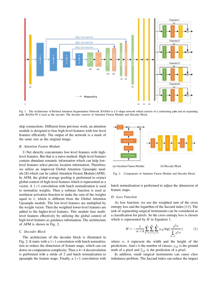 RASNet: Segmentation for Tracking Surgical Instruments in Surgical Videos Using Refined ...