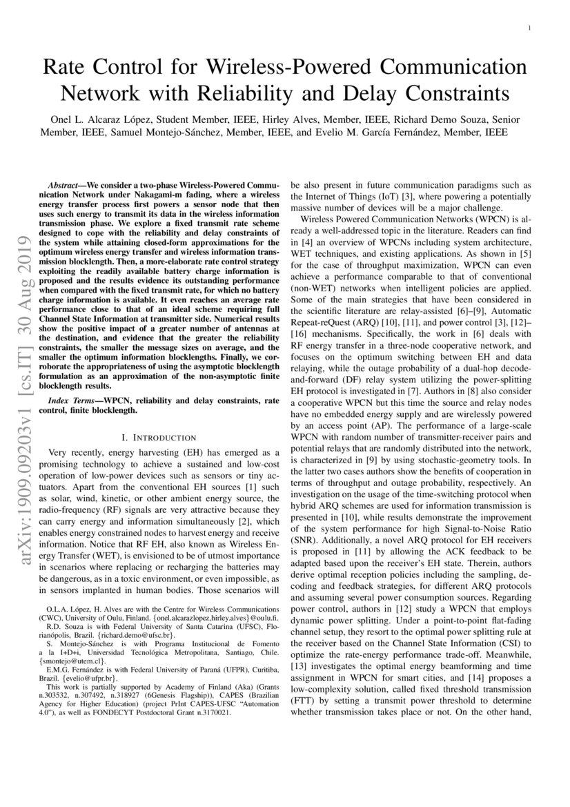 Rate Control For Wireless Powered Communication Network With Reliability And Delay Constraints