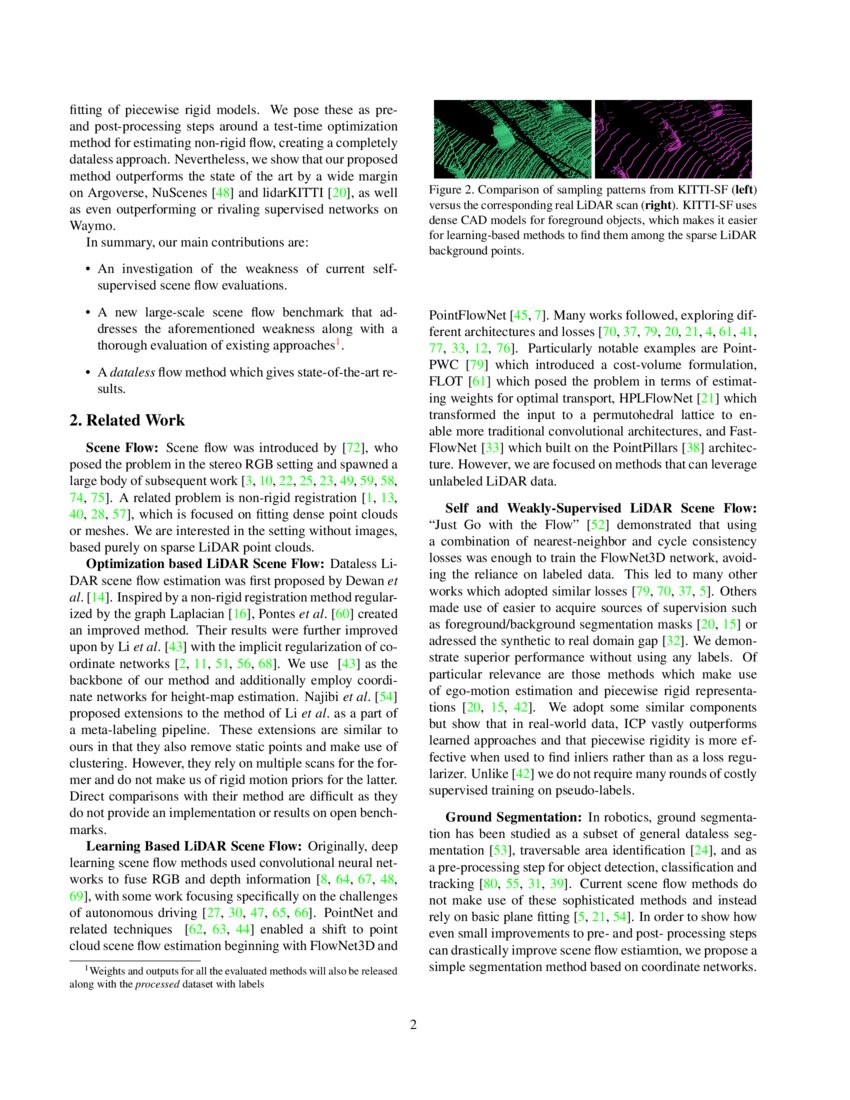 Re Evaluating Lidar Scene Flow For Autonomous Driving Deepai