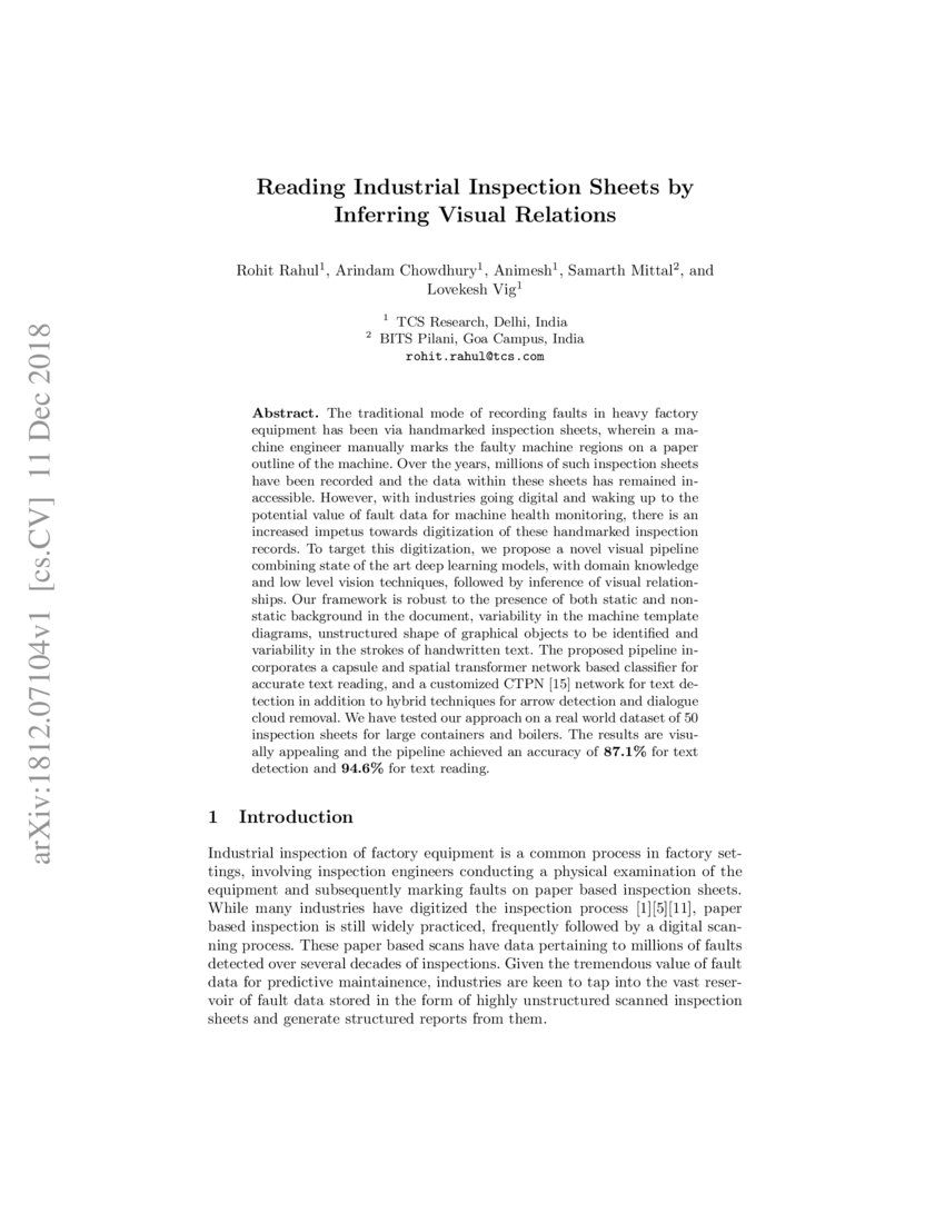 Reading Industrial Inspection Sheets by Inferring Visual Relations | DeepAI