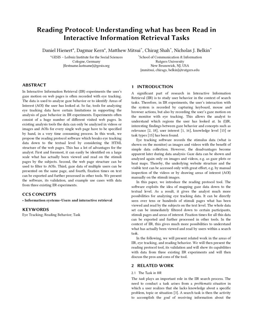 Reading Protocol: Understanding what has been Read in Interactive ...