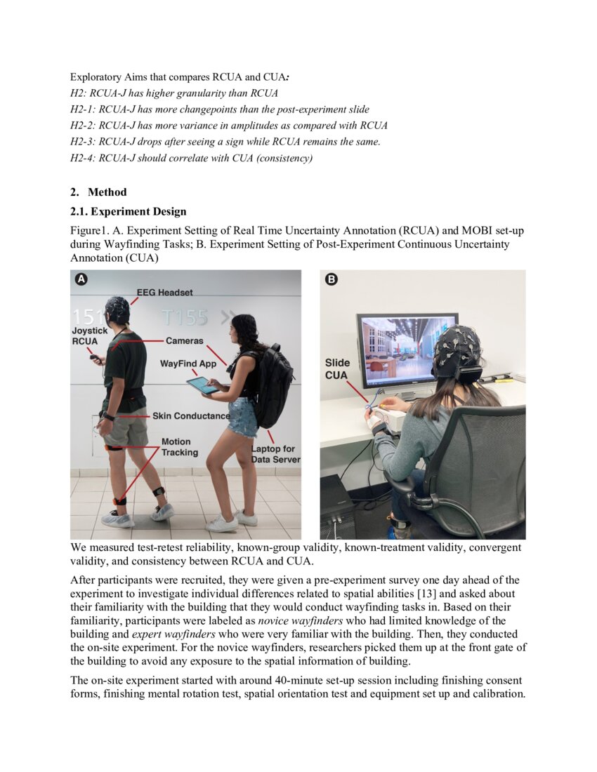 Real-time Continuous Uncertainty Annotation (RCUA) for Spatial Navigation Studies | DeepAI
