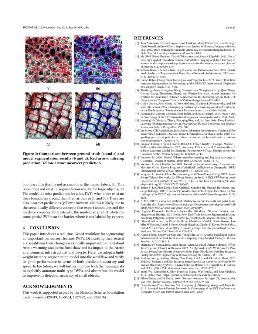 Real Time Geoai For High Resolution Mapping And Segmentation Of Arctic Permafrost Features Deepai