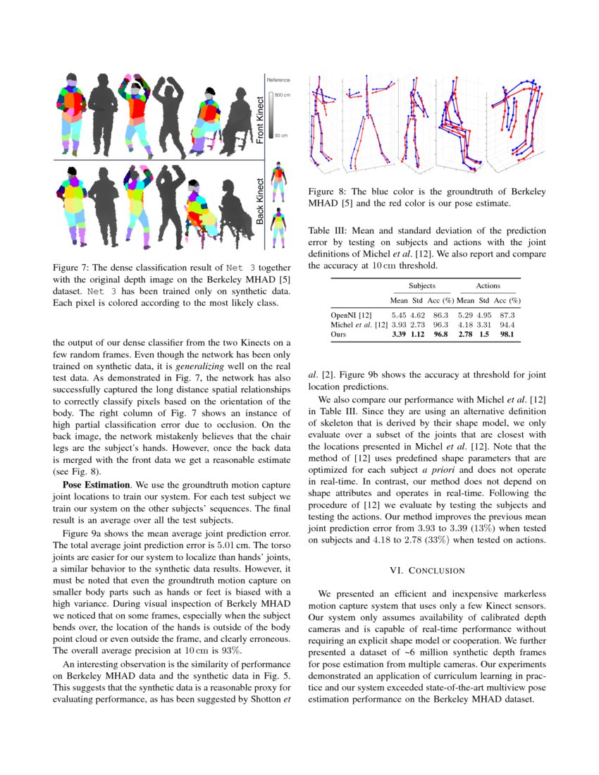 Real-Time Human Motion Capture with Multiple Depth Cameras | DeepAI