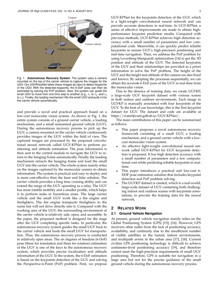 Real-time Keypoints Detection for Autonomous Recovery of the Unmanned ...