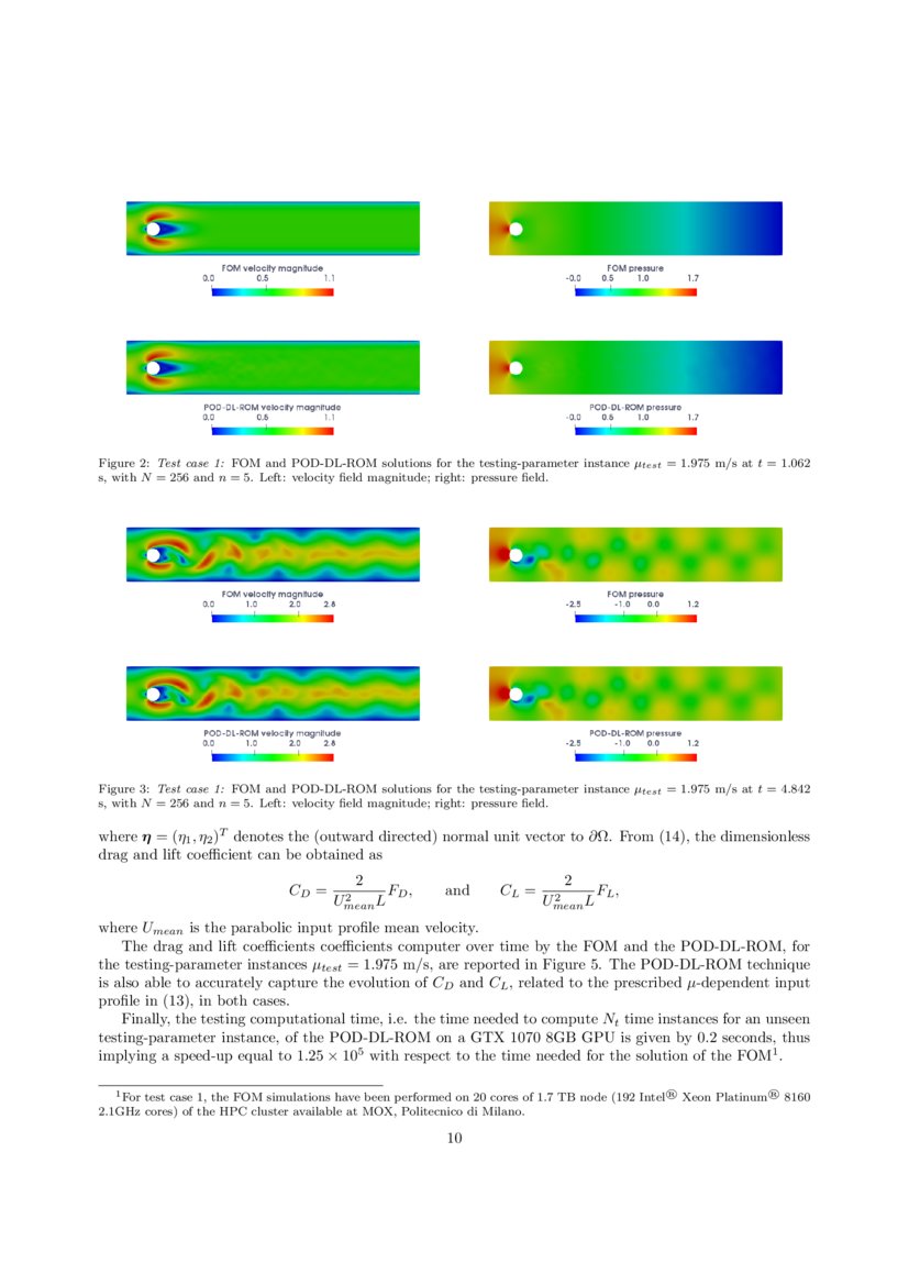 Real-time simulation of parameter-dependent fluid flows through deep learning-based reduced ...