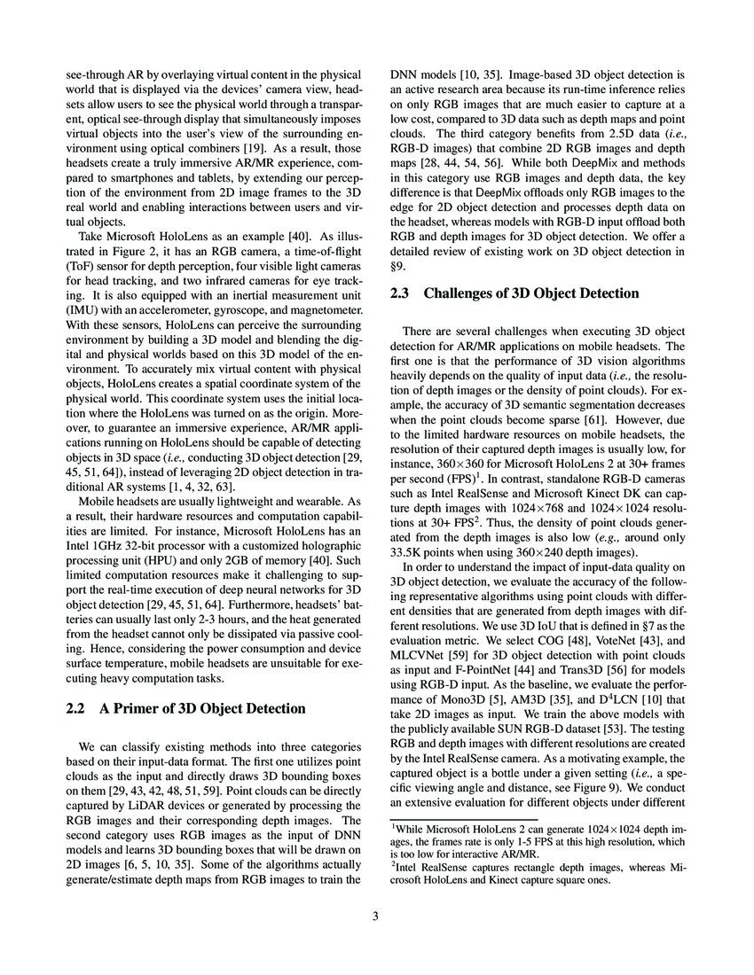 Realtime 3D Object Detection for Headsets | DeepAI