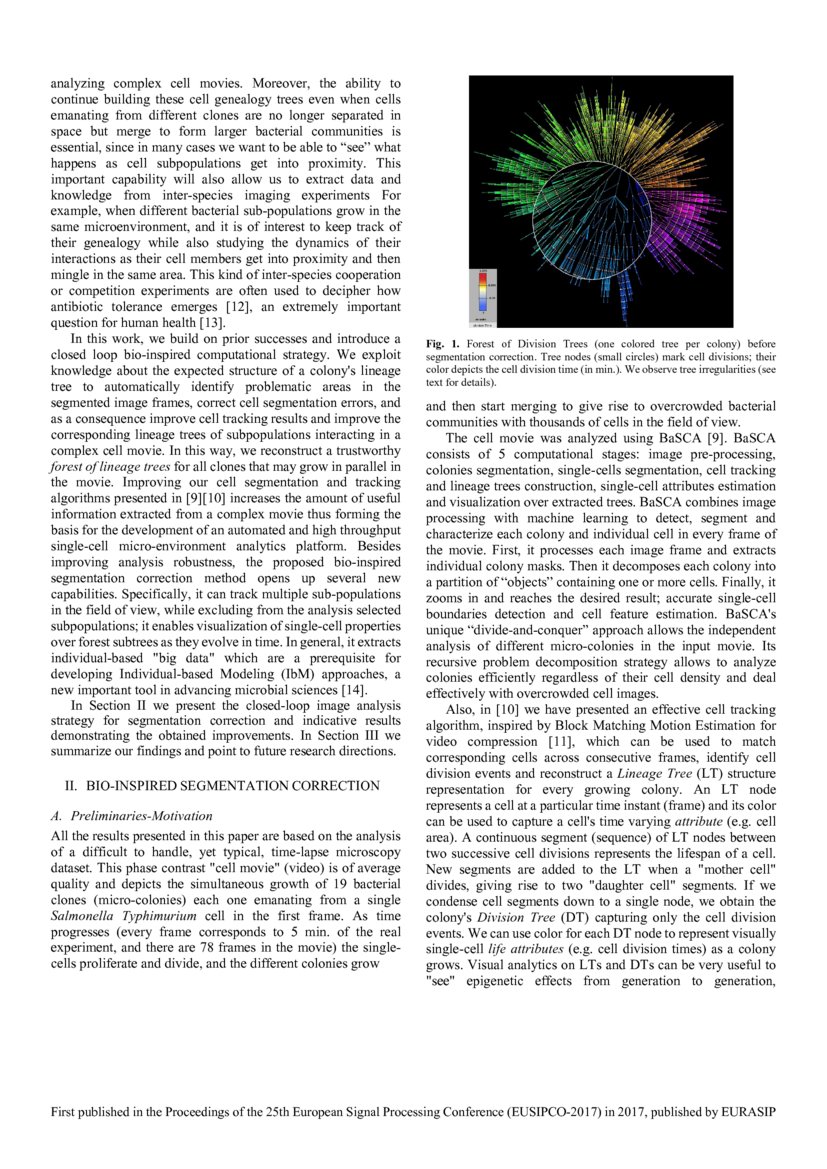 Reconstructing the Forest of Lineage Trees of Diverse Bacterial ...