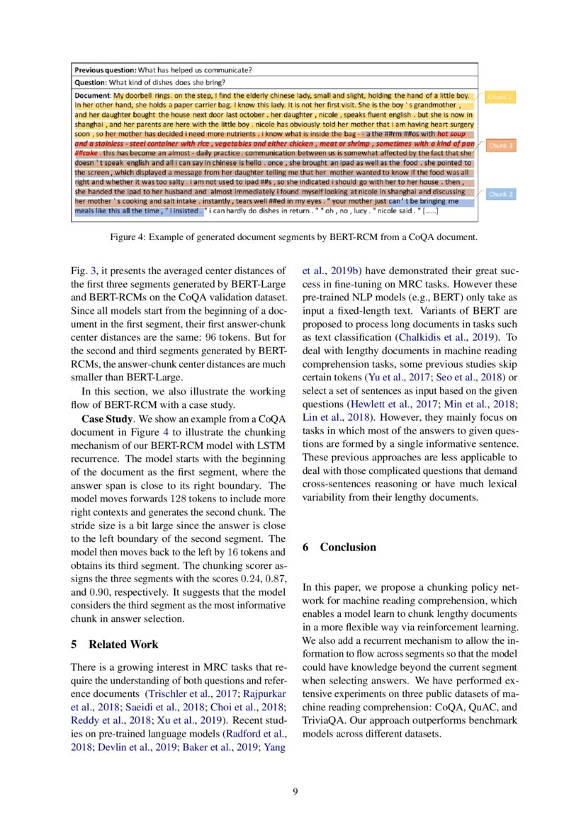 Recurrent Chunking Mechanisms for Long-Text Machine Reading ...