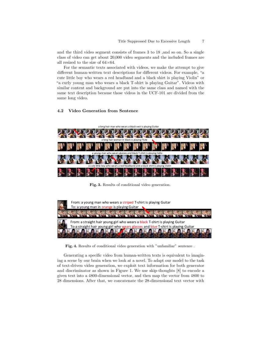 Recurrent Deconvolutional Generative Adversarial Networks with Application to Text Guided Video ...