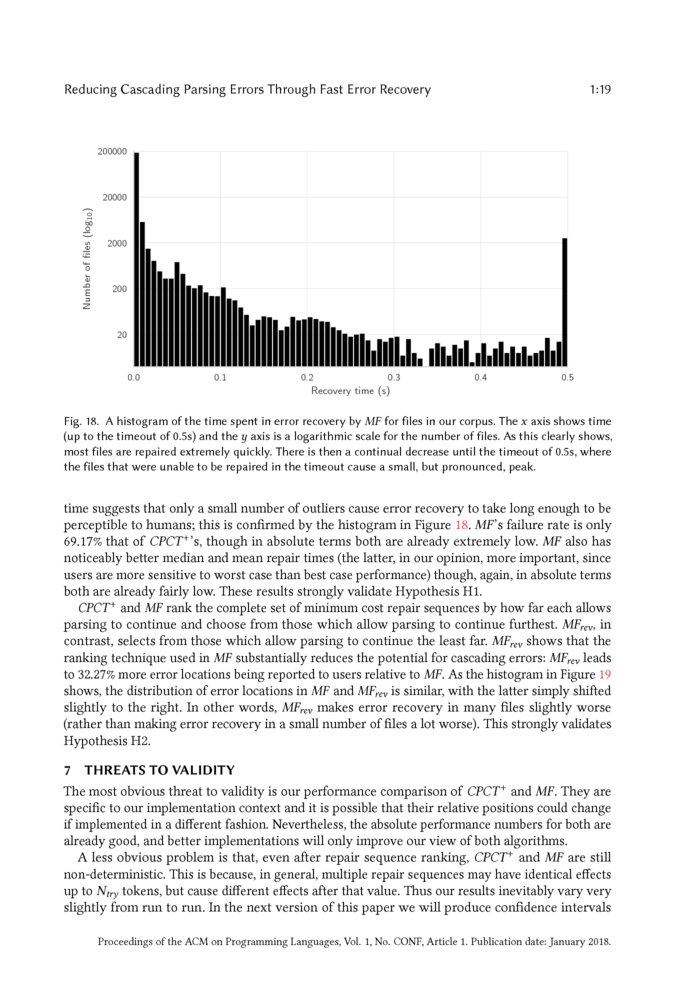 Reducing Cascading Parsing Errors Through Fast Error Recovery | DeepAI