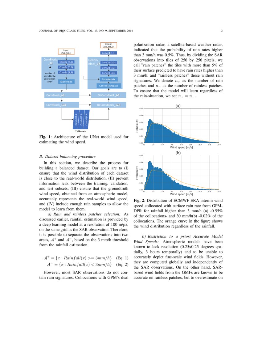 Reduction Of Rain Induced Errors For Wind Speed Estimation On Sar