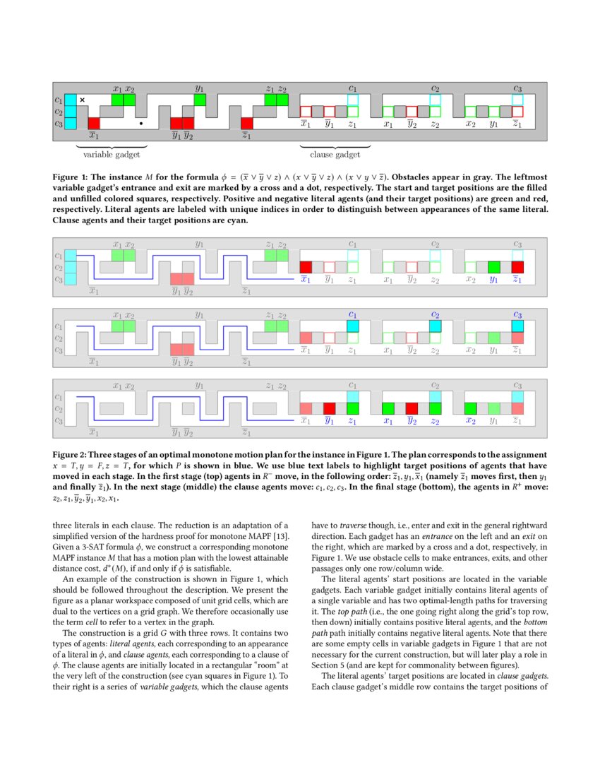 Refined Hardness Of Distance Optimal Multi Agent Path Finding Deepai 1438