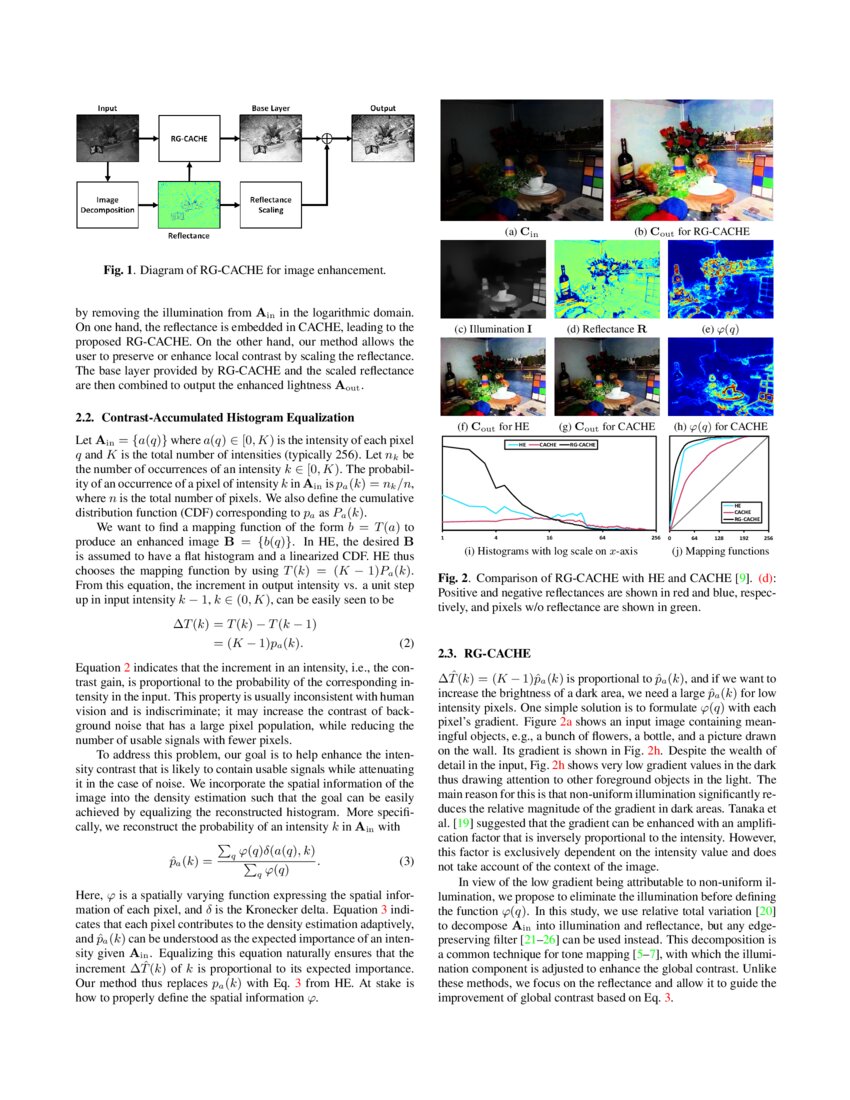 Reflectance-Guided, Contrast-Accumulated Histogram Equalization | DeepAI Reflectance-Guided, Contrast-Accumulated Histogram Equalization | DeepAI