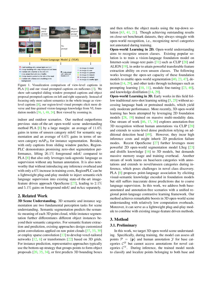 RegionPLC: Regional Point-Language Contrastive Learning for Open-World 3D Scene Understanding ...