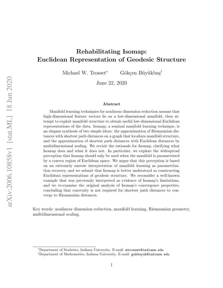 Rehabilitating Isomap: Euclidean Representation of Geodesic Structure ...