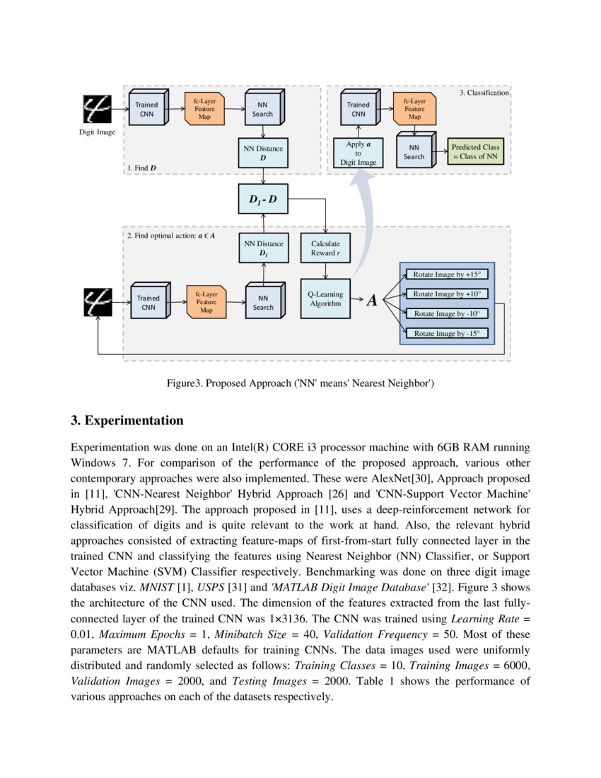Reinforcement Learning Based Handwritten Digit Recognition with Two-State Q-Learning | DeepAI