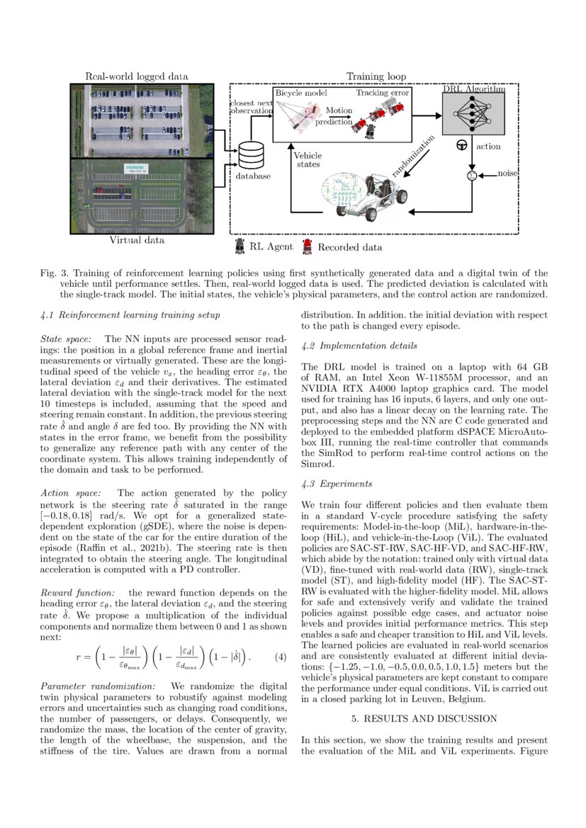 Reinforcement Learning From Simulation To Real World Autonomous Driving