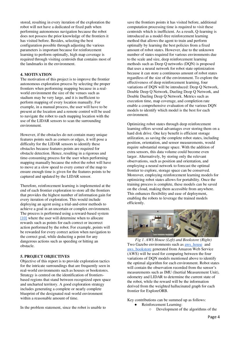 Reinforcement Learning With Frontier Based Exploration Via Autonomous Environment Deepai