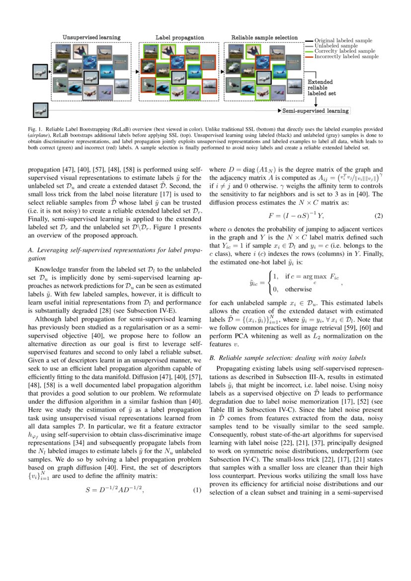ReLaB: Reliable Label Bootstrapping for Semi-Supervised Learning | DeepAI