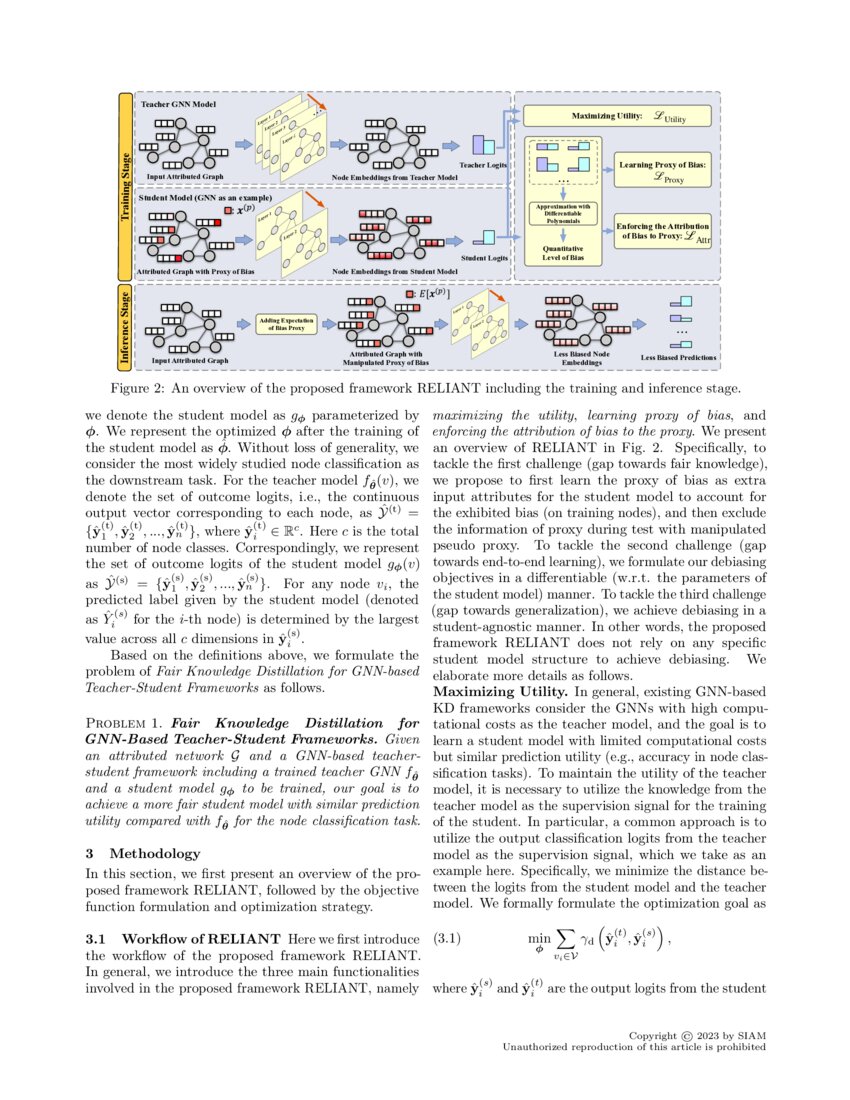 RELIANT: Fair Knowledge Distillation for Graph Neural Networks | DeepAI RELIANT: Fair Knowledge Distillation for Graph Neural Networks | DeepAI