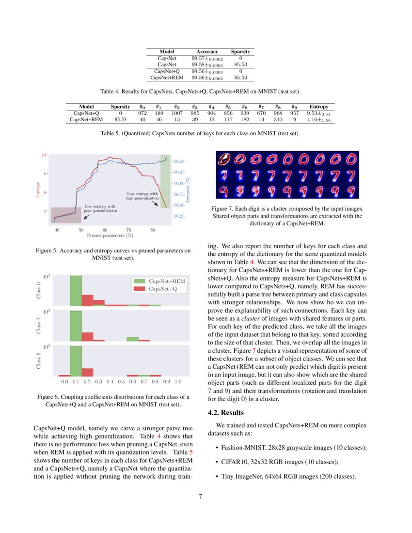 REM: Routing Entropy Minimization for Capsule Networks | DeepAI