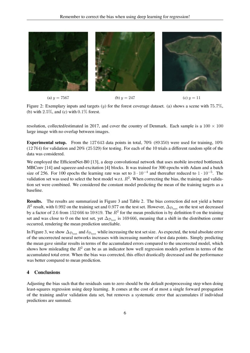Remember To Correct The Bias When Using Deep Learning For Regression Deepai
