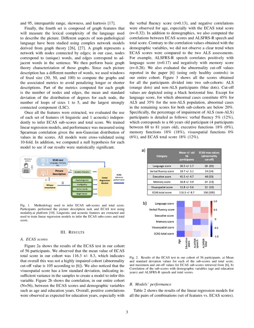 Remote Inference of Cognitive Scores in ALS Patients Using a Picture Description | DeepAI