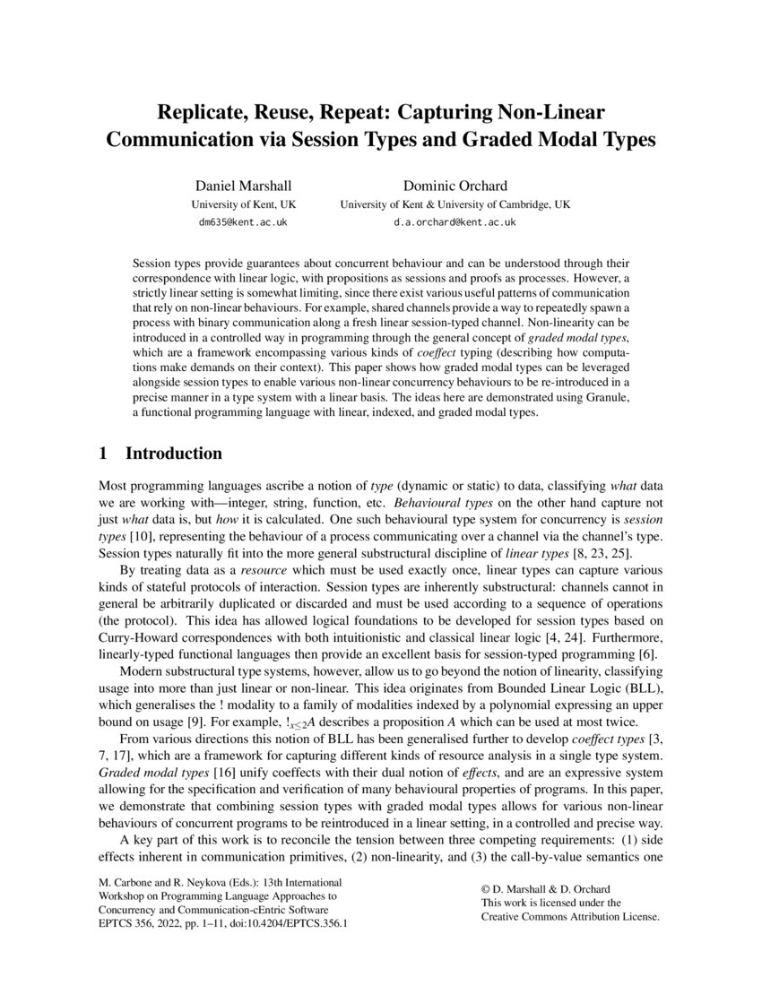 Replicate, Reuse, Repeat: Capturing Non-Linear Communication via Session Types and Graded Modal ...