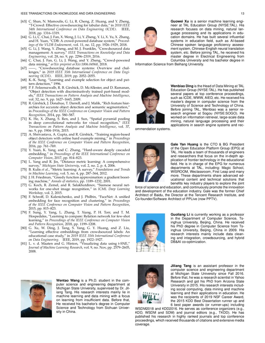 Representation Learning from Limited Educational Data with Crowdsourced ...