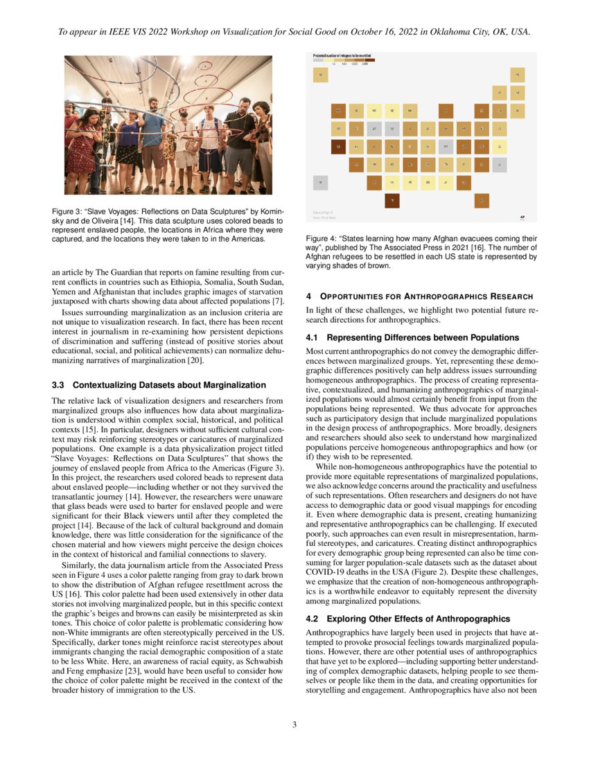 Representing Marginalized Populations: Challenges in Anthropographics ...