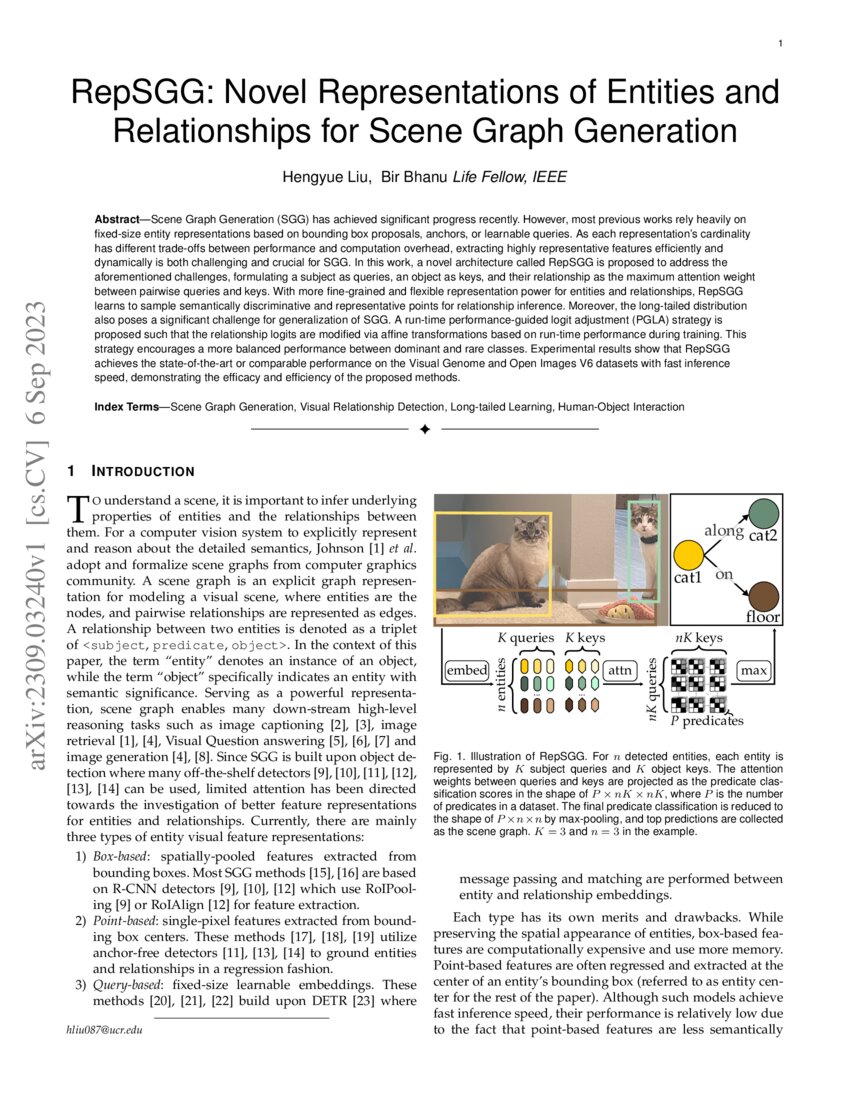 RepSGG: Novel Representations of Entities and Relationships for Scene Graph Generation | DeepAI