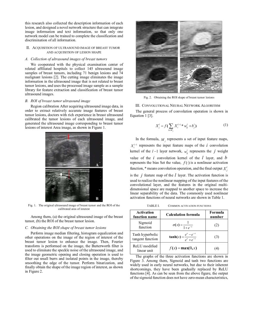 Research On The Detection Method Of Breast Cancer Deep Convolutional