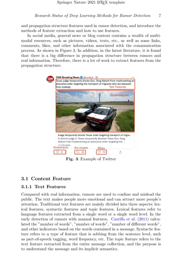 Research Status Of Deep Learning Methods For Rumor Detection Deepai
