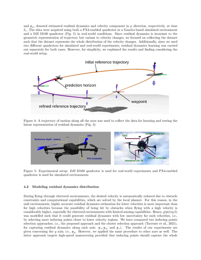 Residual Dynamics Learning For Trajectory Tracking For Multi Rotor Aerial Vehicles Deepai