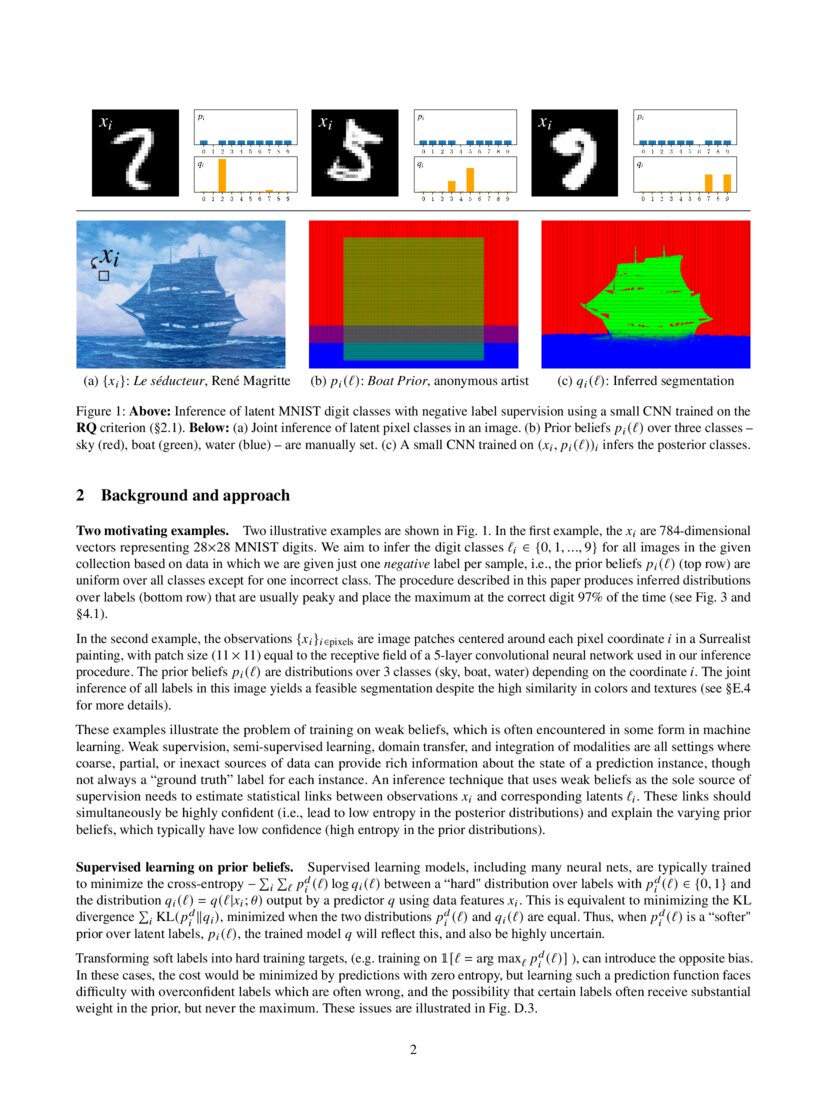 Resolving label uncertainty with implicit posterior models | DeepAI
