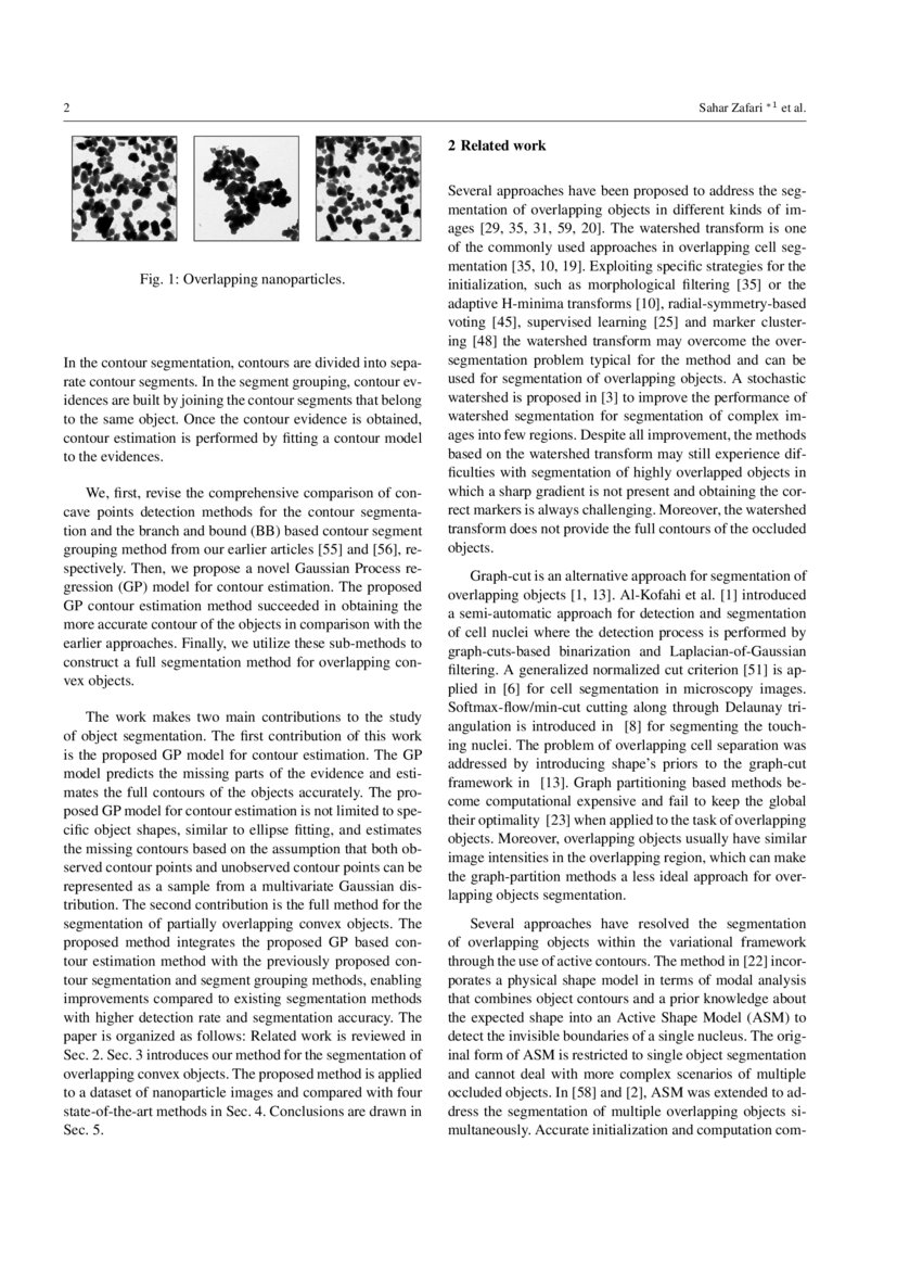 Resolving Overlapping Convex Objects in Silhouette Images by Concavity Analysis and Gaussian ...