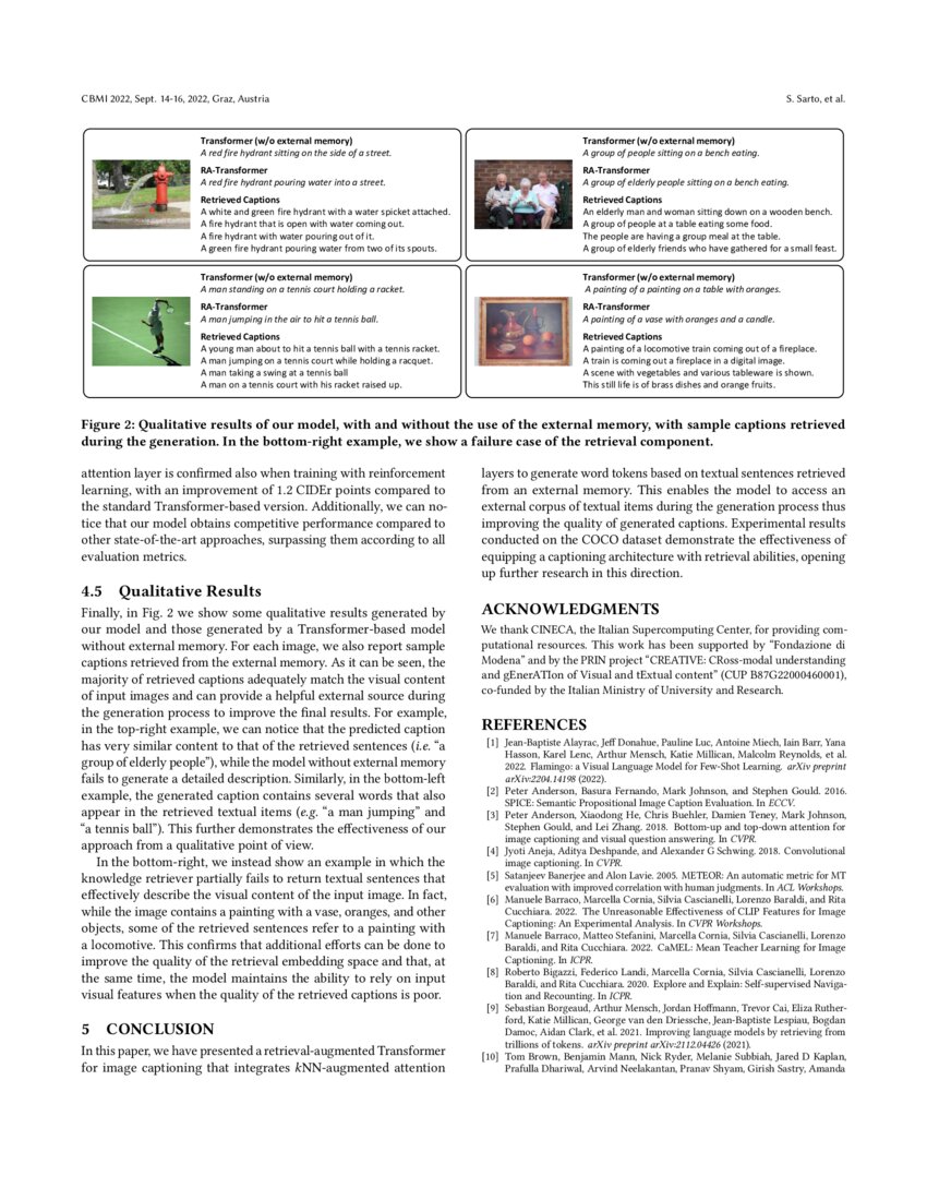 Retrieval-Augmented Transformer for Image Captioning | DeepAI