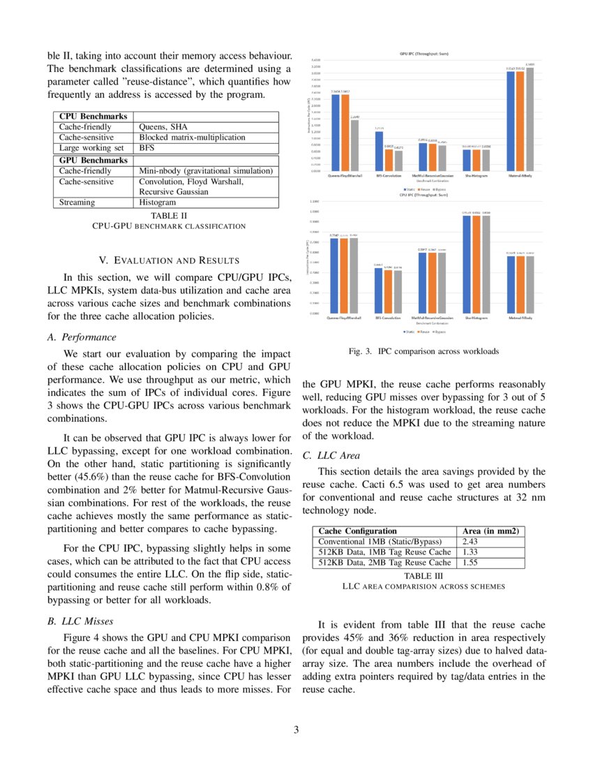 Reuse Cache for Heterogeneous CPU-GPU Systems | DeepAI